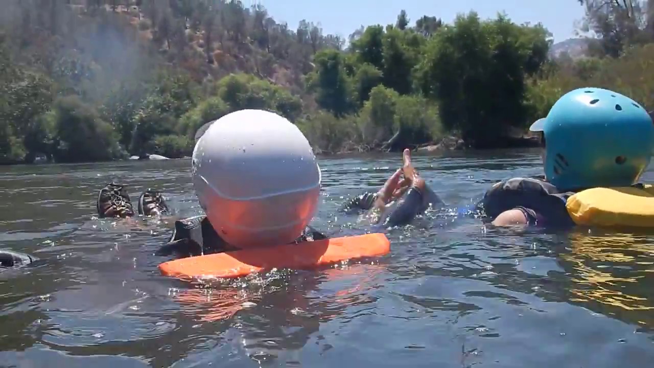 Lisa Floating Down Lower Kern River - YouTube