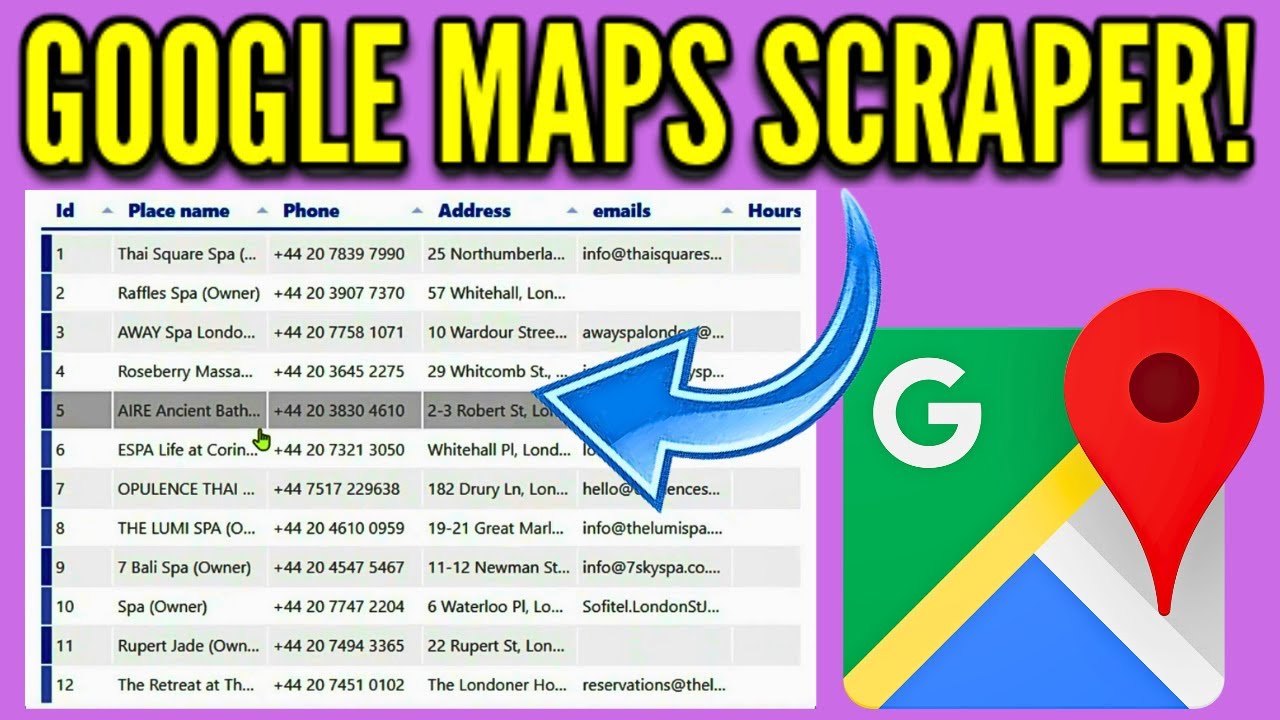 Google Maps Scraper | Extract Google Maps Data using the Google Maps ...