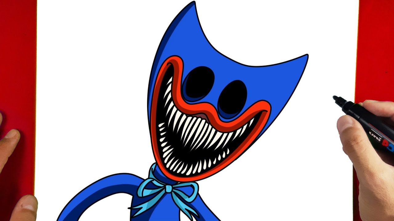 How to Draw Huggy Wuggy || Poppy Playtime Chapter 4 - YouTube