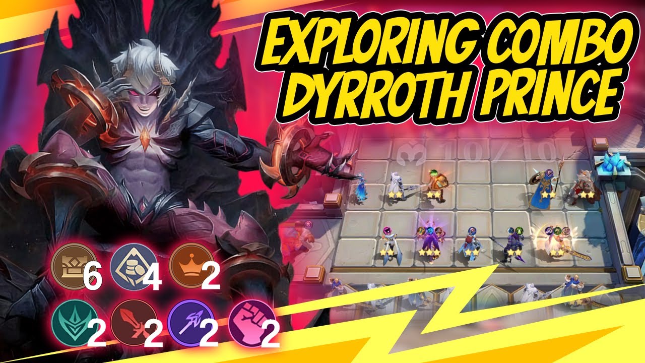 KEKUATAN DYRROTH PRINCE dengan commander Brown Skill 3 Magic Chess ...