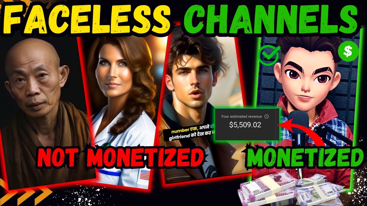 How i made 500$ from a faceless channel | Faceless channel ideas that ...