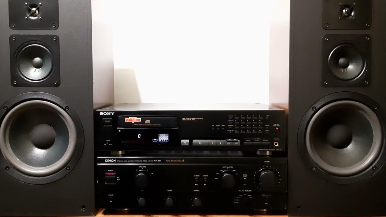 Denon PMA 560 Sony CDP 711 quadral quintas 135 part 1 - YouTube