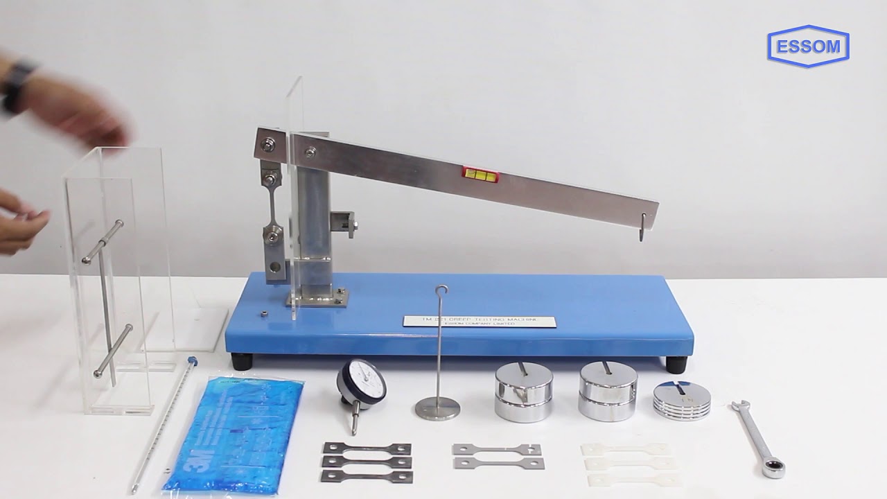TM221 CREEP TESTING MACHINE - YouTube