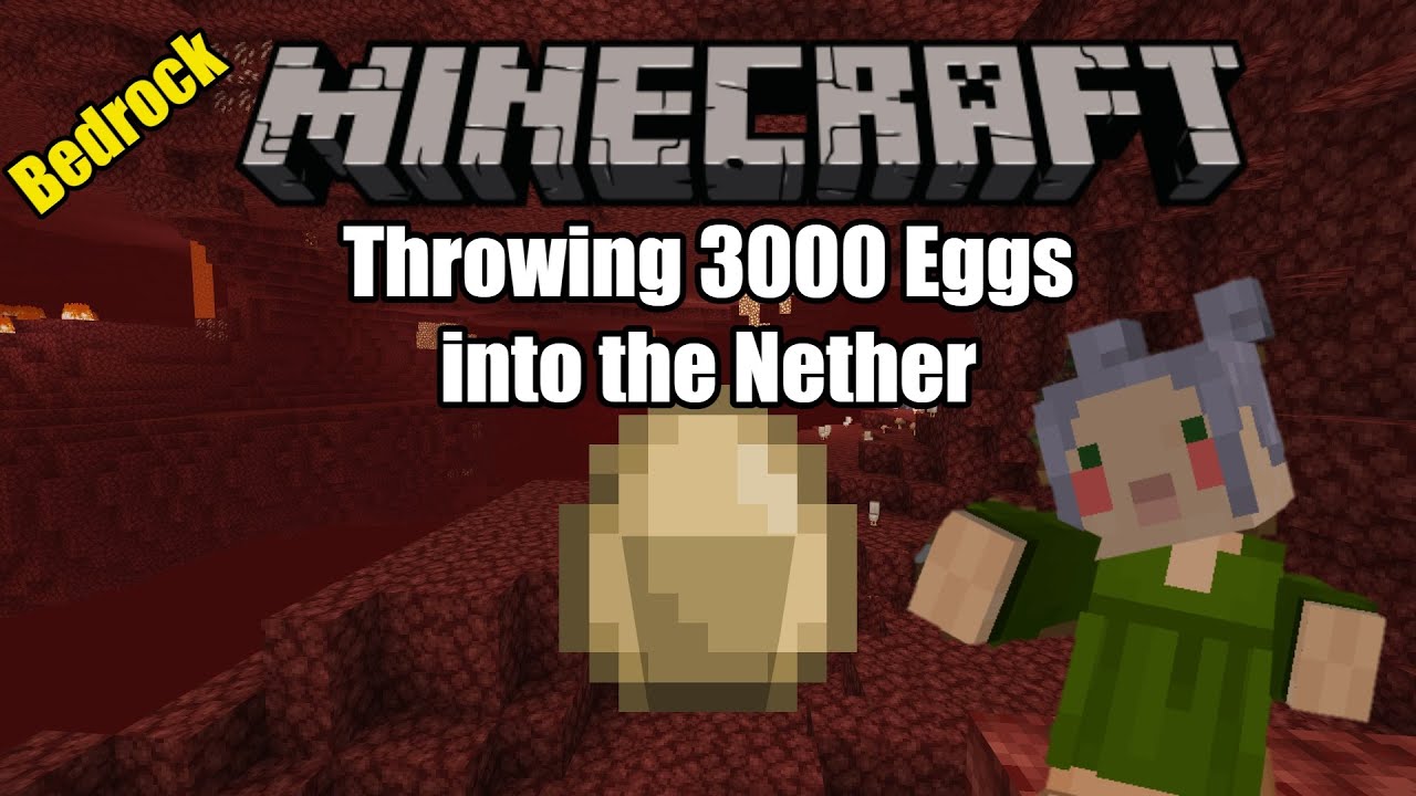 Throwing 3000 Eggs into the Nether | Minecraft 1.16 Survival ...