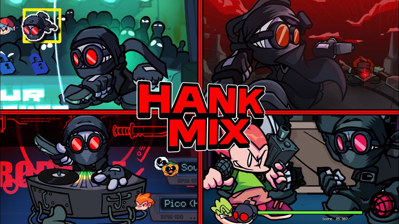 PLAYABLE HANK MOBILE - FNF MOD - YouTube