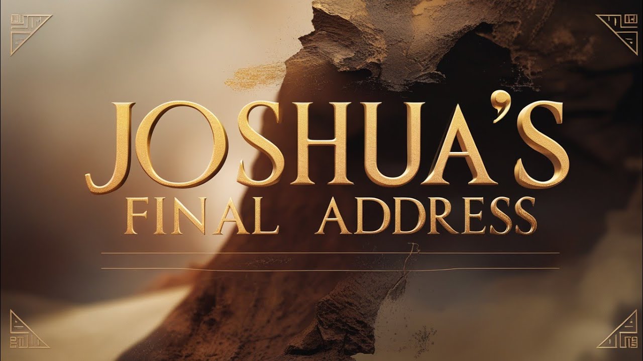 Joshua 23-24 | Joshua’s Final Address & Israel’s Covenant Renewal ...