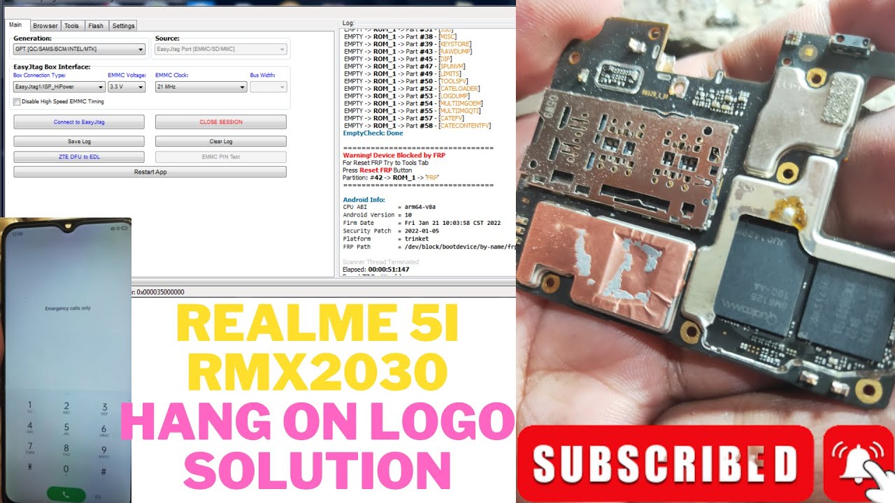 Realme 5i rmx2030 Hang On Logo Solution Realme 55i5s Just One click By ...