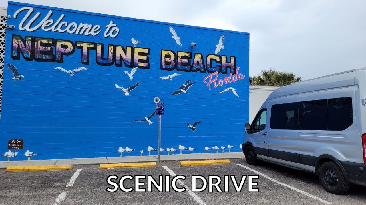 🌊 4K Coastal Drive Through Neptune Beach, Duval County, Florida 🚗🌴 ...