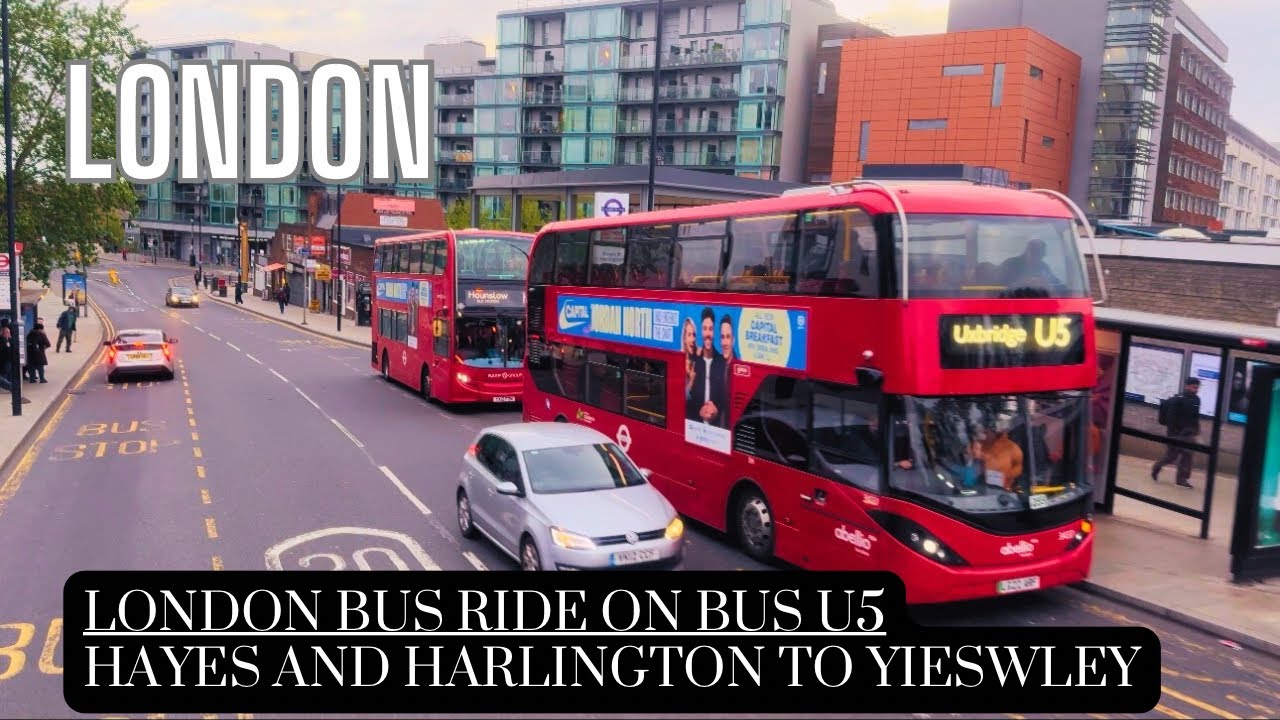 Discovering Stockley Park and Yiewsley High Street on the U5 Bus - YouTube