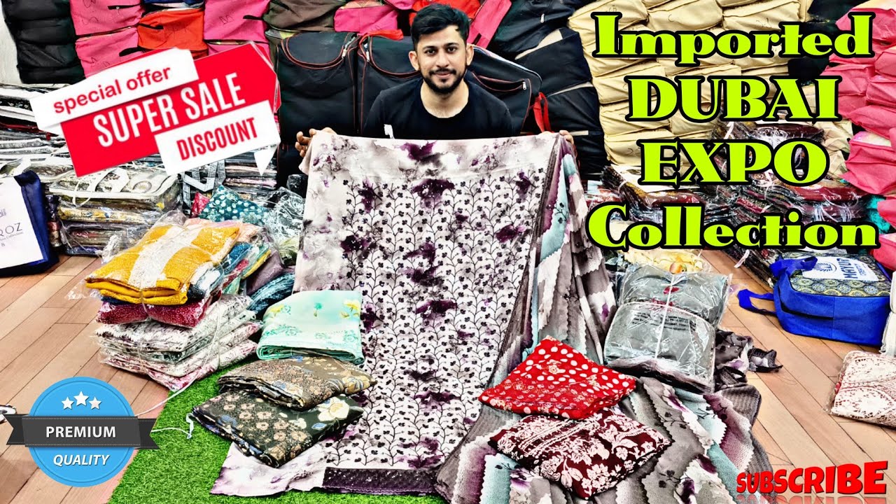 "DUBAI EXPO IMPORTED CLOTH"👌 Dress Materials Wholesale Best Quality ...