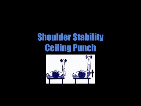 Shoulder stability: Ceiling Punch - YouTube