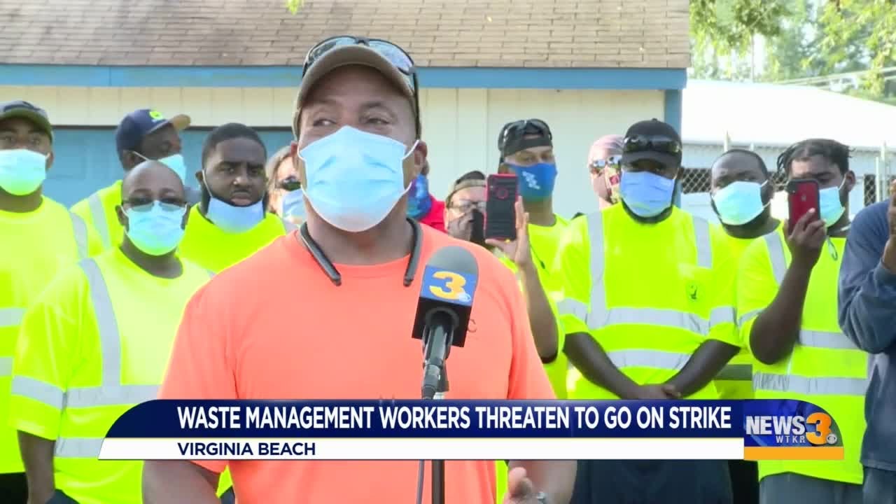 Waste Management workers threaten to go on strike - YouTube