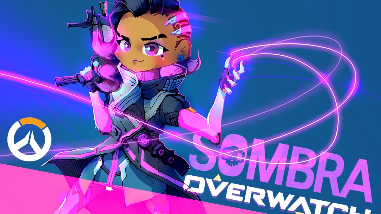 솜브라(SOMBRA) Overwatch Speedpaint - 유노 UNOH - YouTube