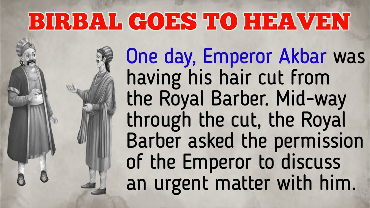 Akbar Birbal Story In English | BIRBAL GOES TO HEAVEN Learn English ...