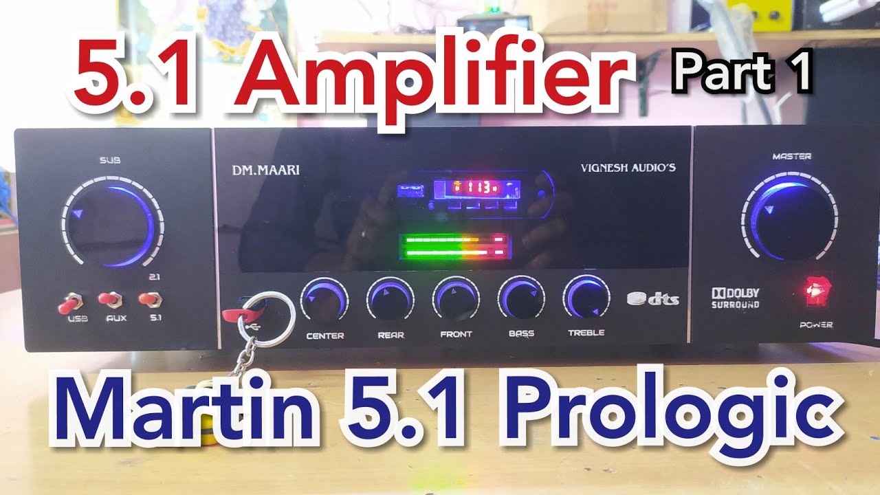 5.1 Home Use Amplifier// Martin Prologic // Low budget amp// - YouTube