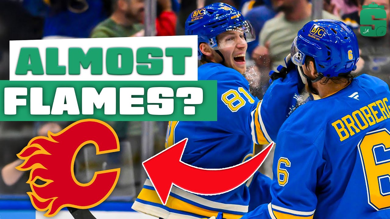 Calgary Flames ALMOST Offer-Sheeted Broberg and Holloway... | The Sheet ...