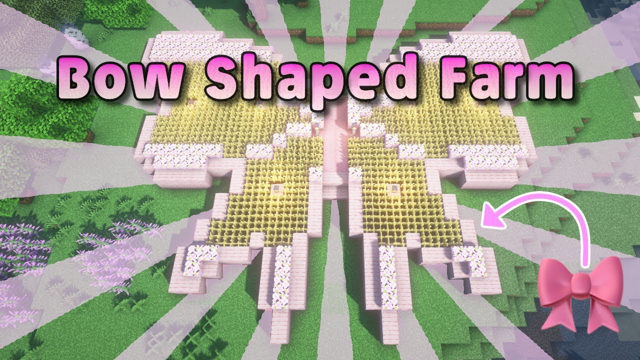 Minecraft: Bow Shaped Farm | Tutorial - YouTube