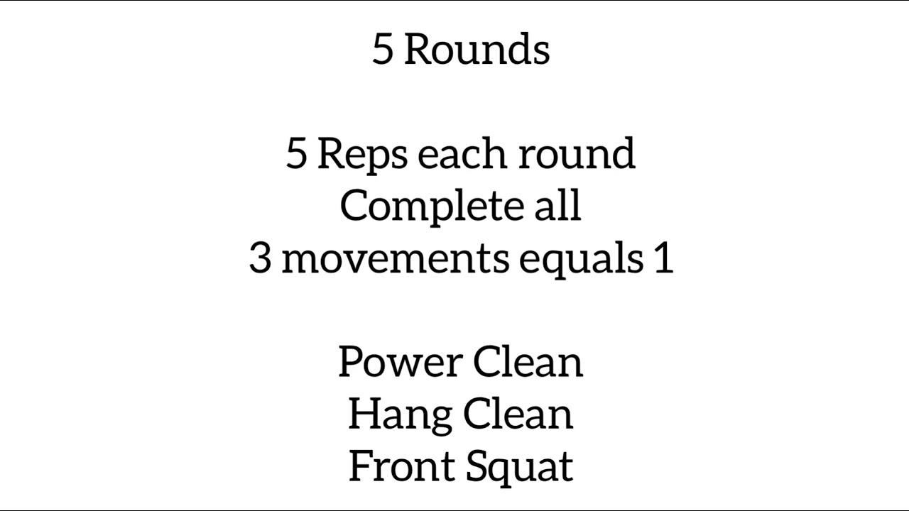 Cross Training/ Cross Fit At Home Workout - YouTube