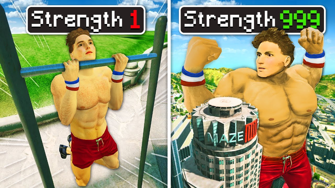 Upgrading The Be The STRONGEST MAN In GTA 5.. (Mods) - YouTube