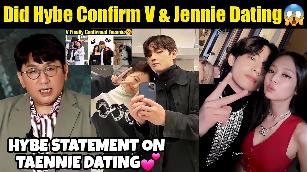 Hybe Confirmed BTS V Dating Jennie 😍 BigHit Confirm Taennie Relation 🥰 ...