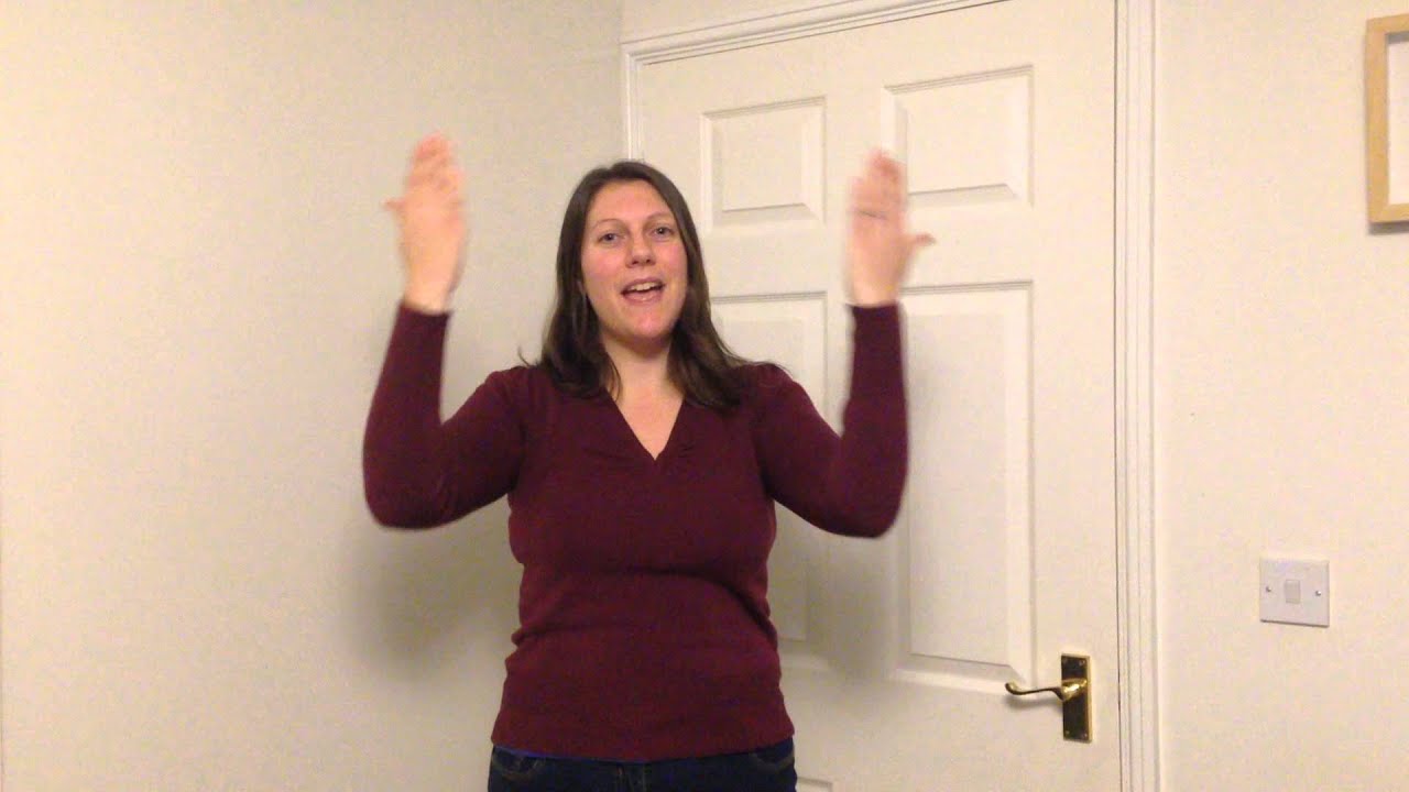 Five Little Ducks - British Sign Language (BSL) and singing - YouTube