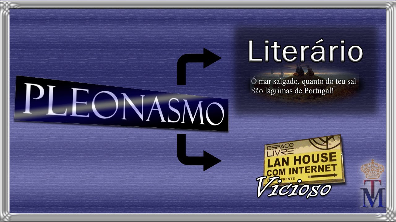 Pleonasmo Vicioso e Literário qual a diferença? - YouTube