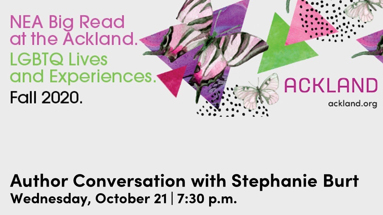 Author Conversation with Stephanie Burt - YouTube