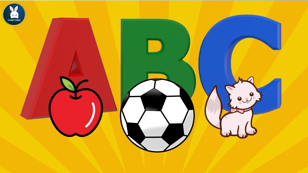 ABC rhymes with images| A For Apple Phonic Songs | ABC Phonic Song | A ...