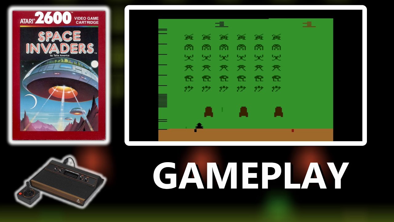 Space Invaders (Atari 2600) Gameplay - YouTube
