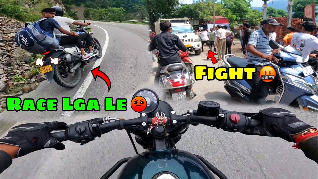 Idiots On Road || Road Rage In India || Chapri Se Race Lag Gayi 😱 || RE ...