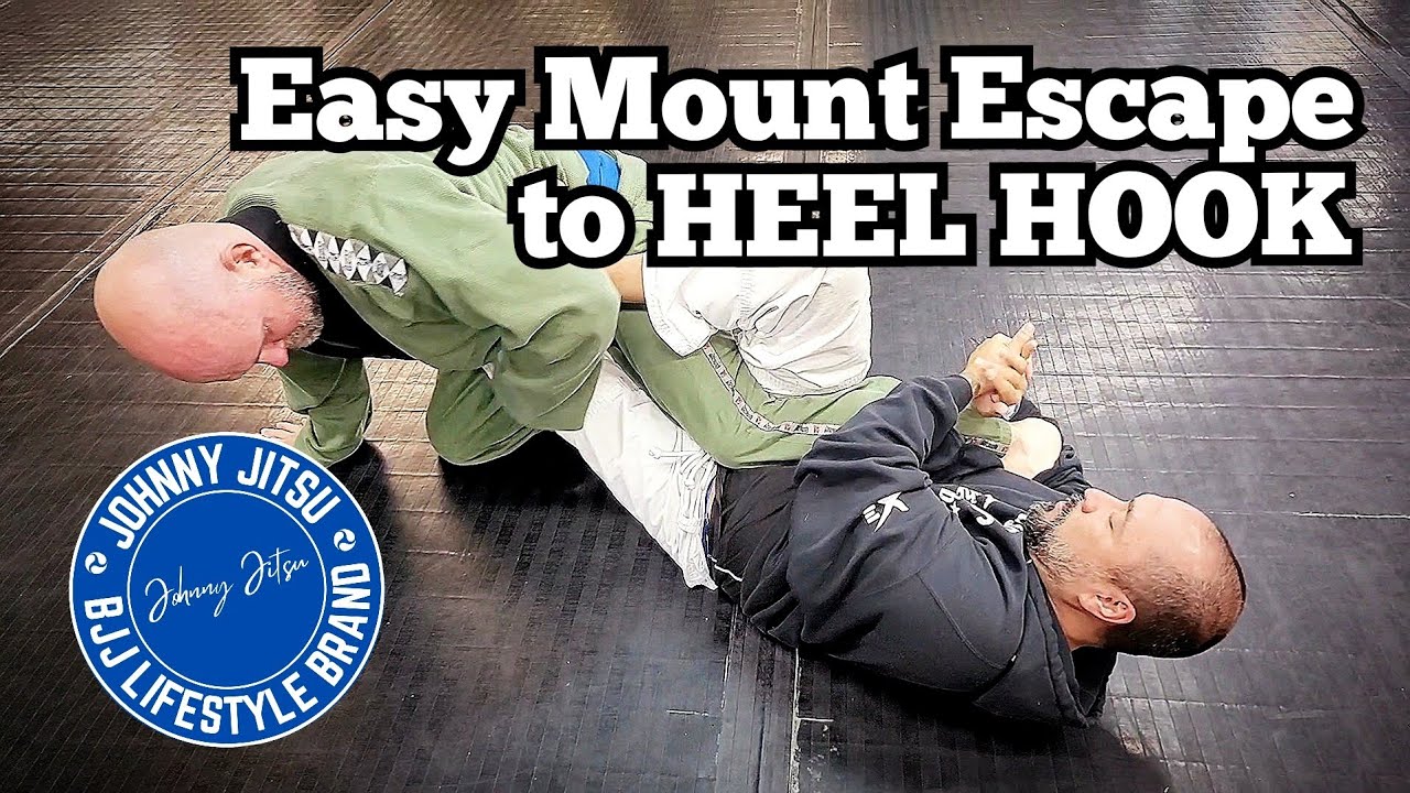 EASY MOUNT ESCAPE TO HEEL HOOK - YouTube