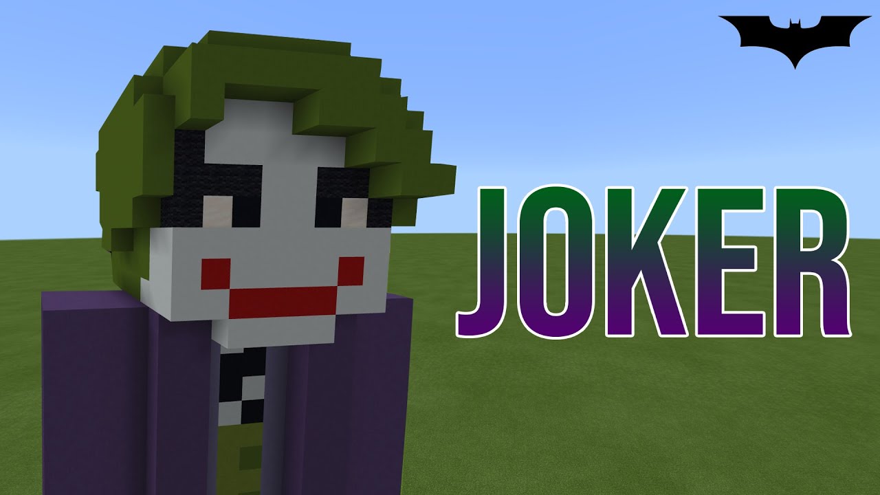 Minecraft | How to Build the Joker (The Dark Knight 2008) - YouTube