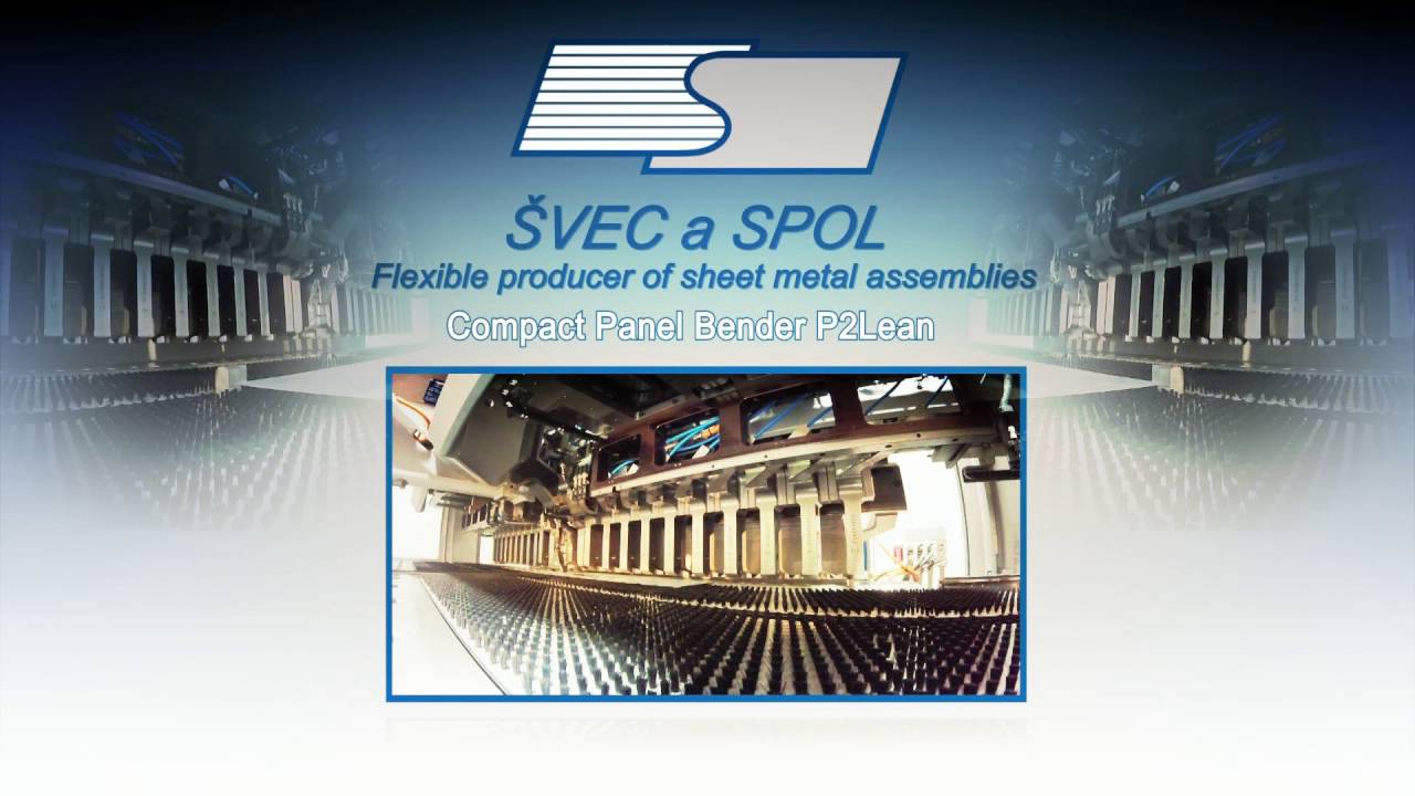 Bending of sheet metal parts by Semi-automatic panel bender, ŠVEC a ...