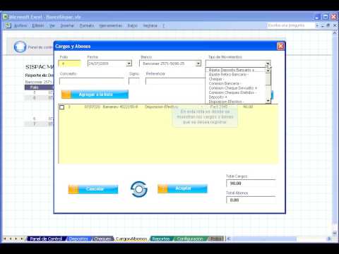 Programa para Control de Bancos - YouTube