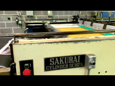 Sakurai Screen Press 28/40 - YouTube