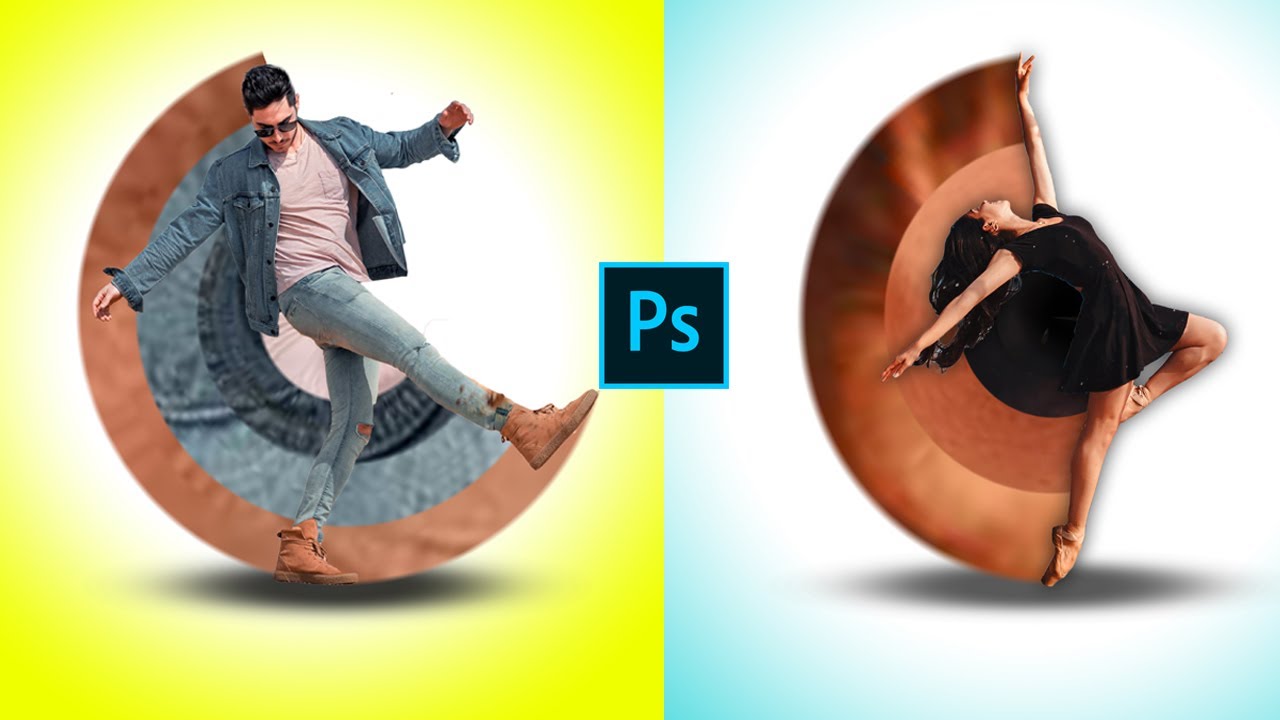 How to Make a Circular Pixel Stretch in Photoshop | Photoshop Tutorial ...