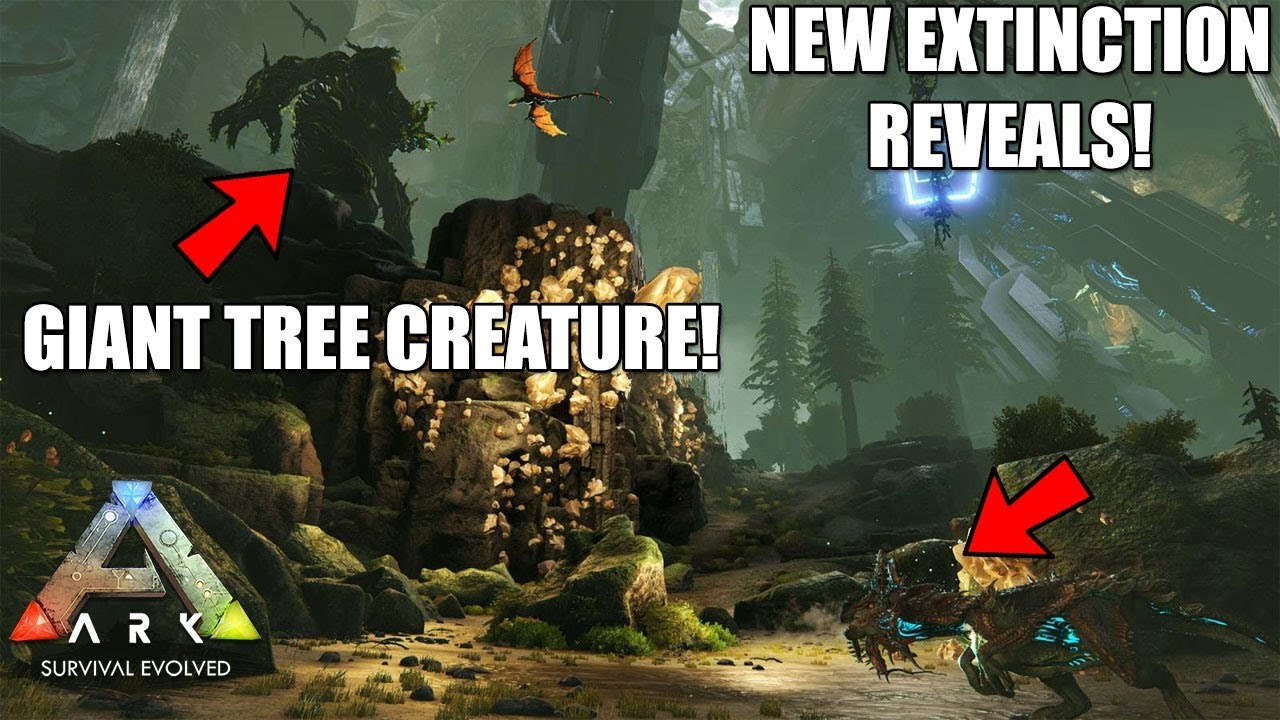 These new Ark creatures have been revealed.... GIANT TREE CREATURE! and ...