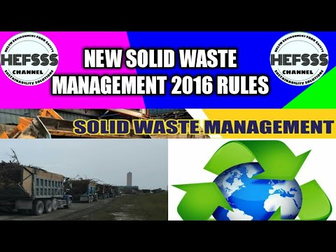What is Solid waste Management || Types of SWM Rules 2016 || Types of ...