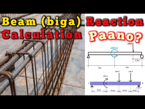 Simply Supported Beam (Biga) Reactions importanteng malaman. - YouTube