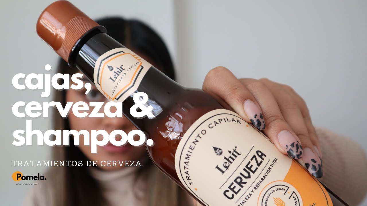 ¿Shampoo de cerveza? |Tratamiento Lehit | Abriendo cajas conmigo - YouTube
