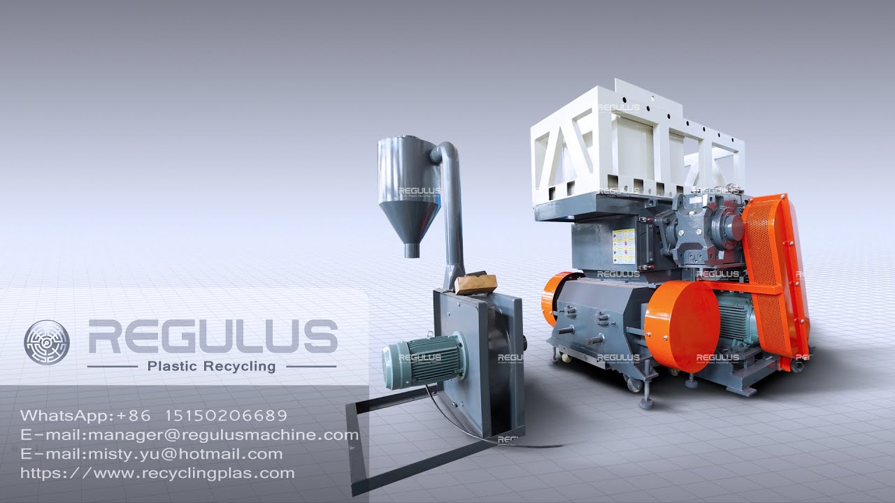 Shredder and Crusher Two in One Machinery Plastic Shredder Granulator ...