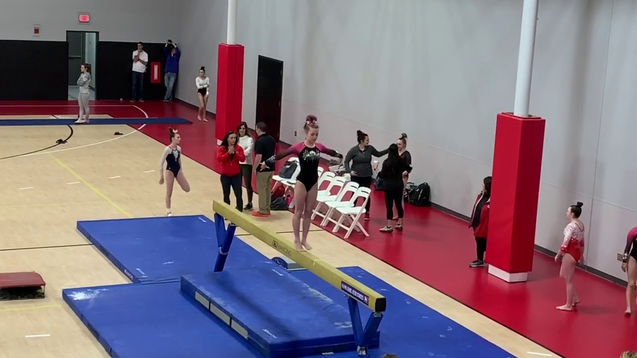 Emily Leese Beam 2019 PA State Championship - YouTube