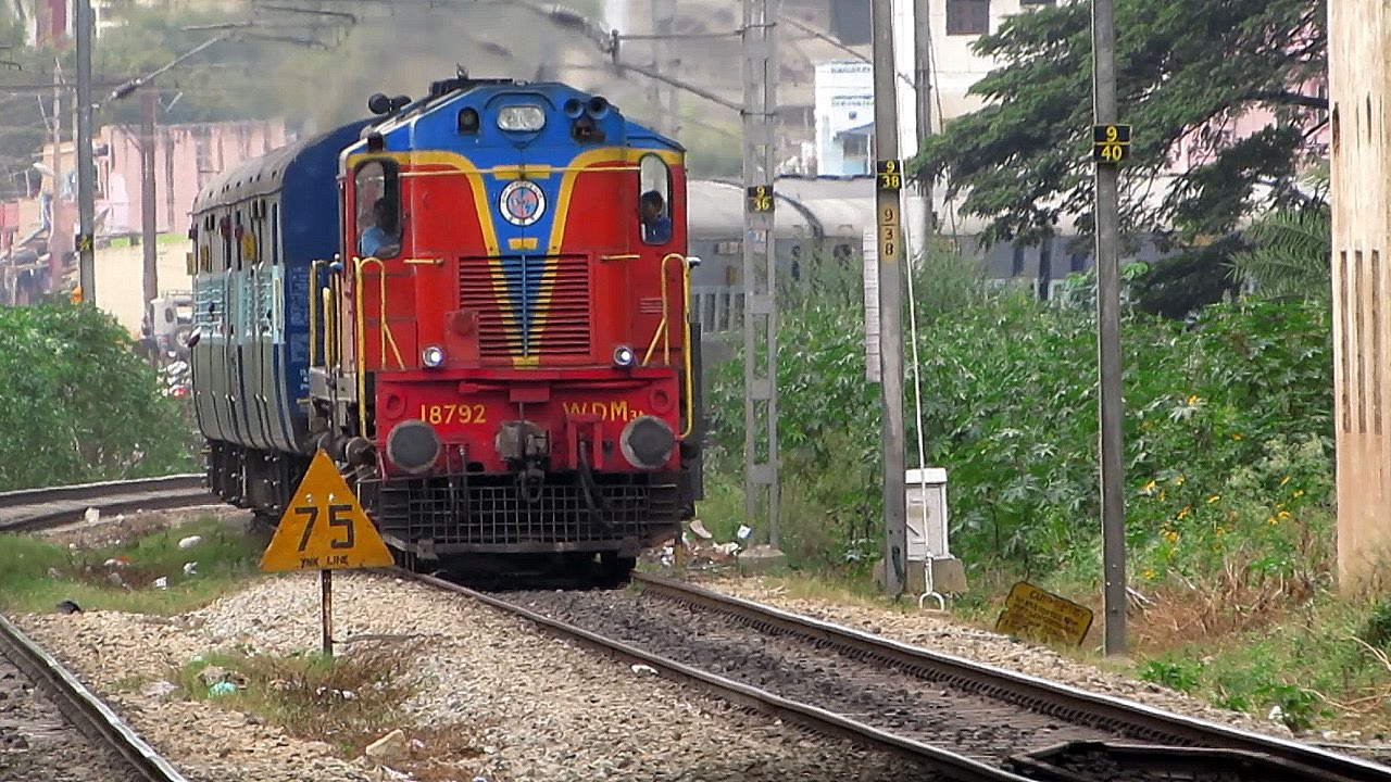 Semma honking Colourful ALCO hauls Kondaveedu Express - Indian Railways ...