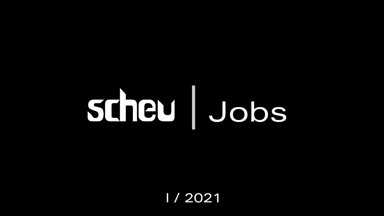Scheu | Jobs 1/2021 - YouTube