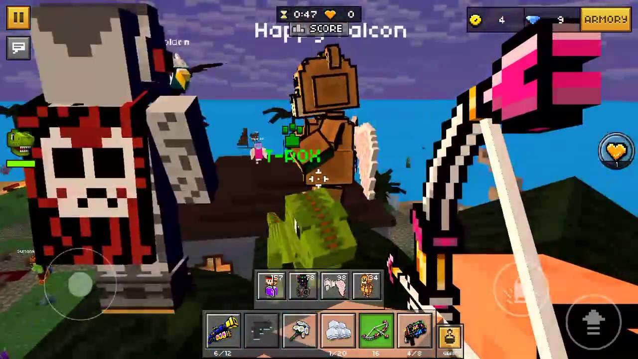 Making people mad in pixel gun/trolling &2 - YouTube