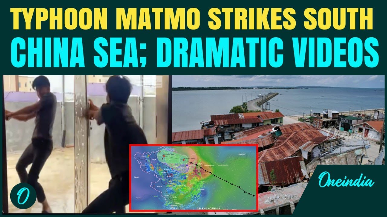 VIDEOS: Typhoon Matmo lashes South China Sea & Philippines with fierce ...