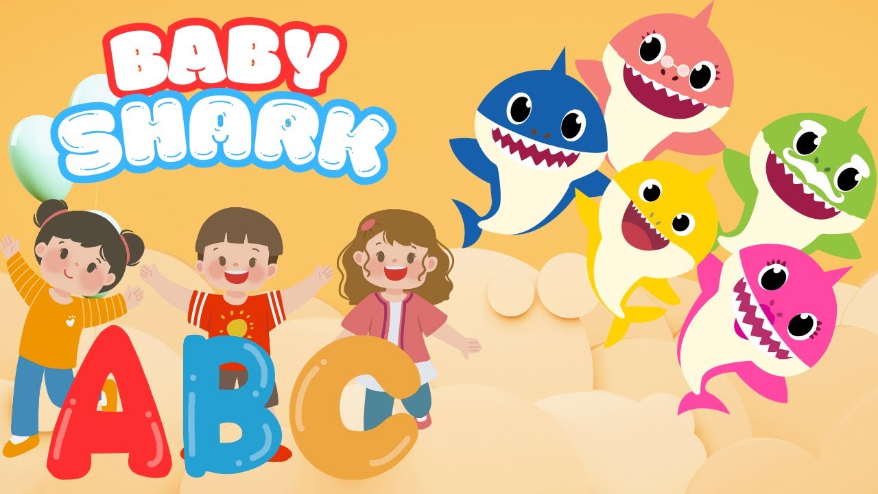 Baby Shark ABC Song | Fun Kids Rhymes | Learn the Alphabet | ABC ...