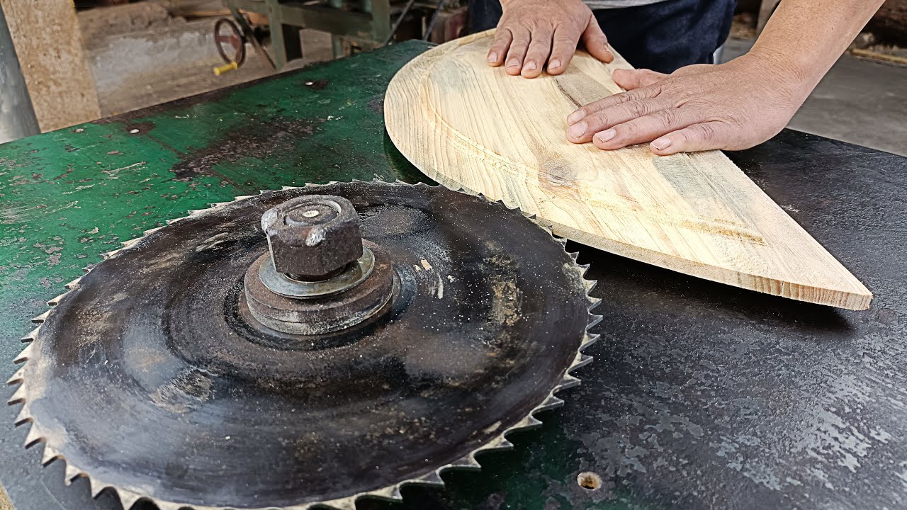 NASA professors must discuss! The idea making curved wood with saw ...
