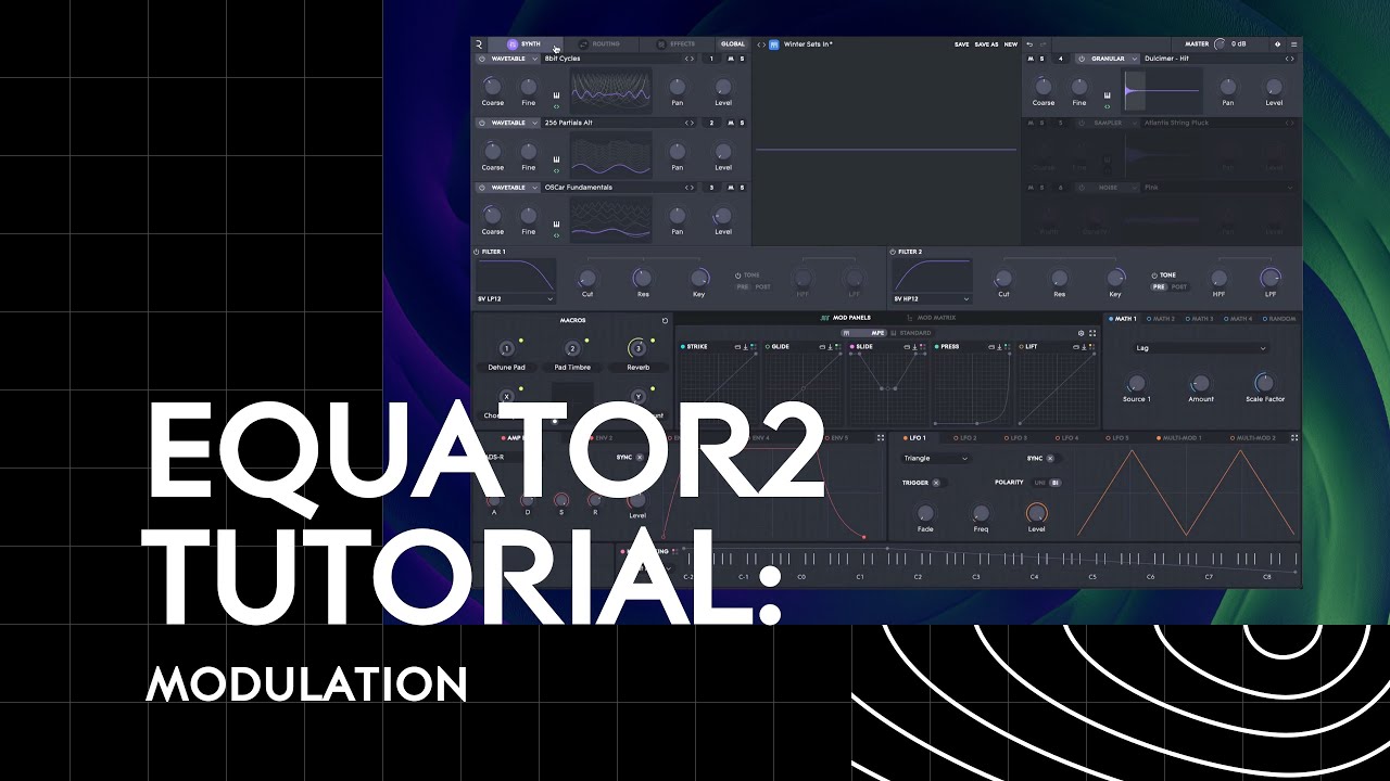 Equator2 Tutorial: Modulation - YouTube