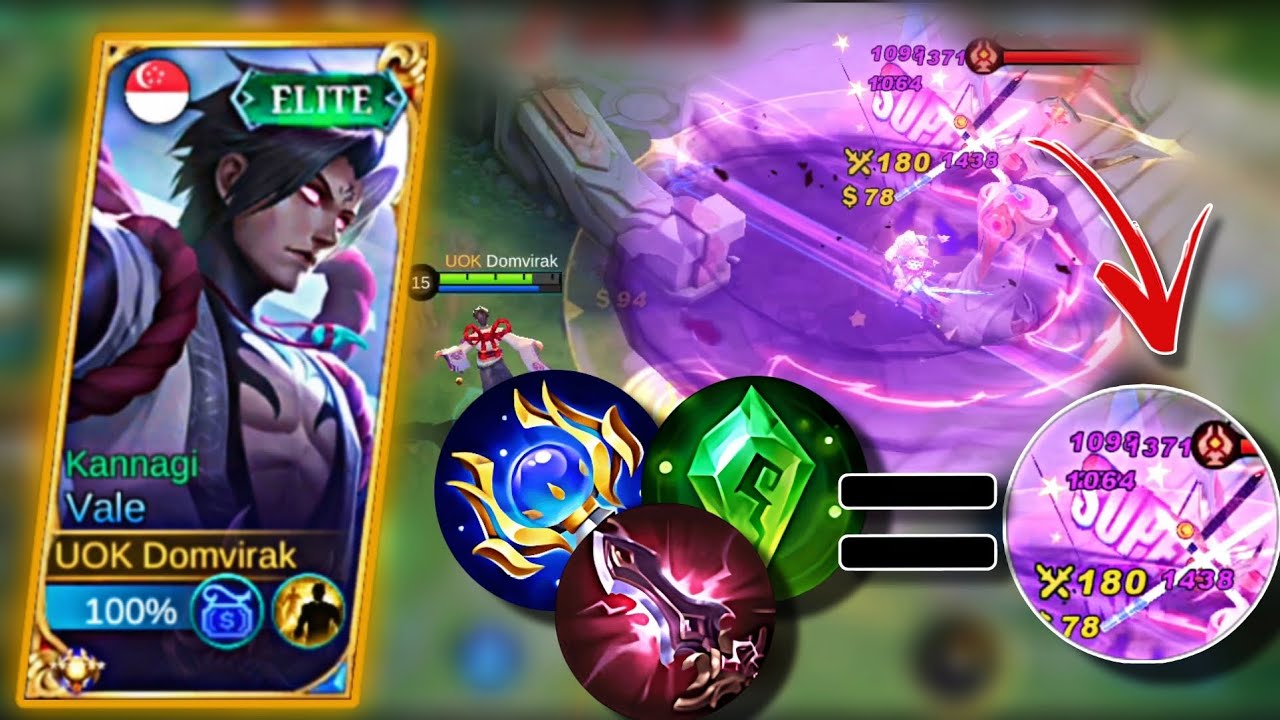 VALE EXP LANE•TOP GLOBAL BUILD 2023💥MLBB - YouTube